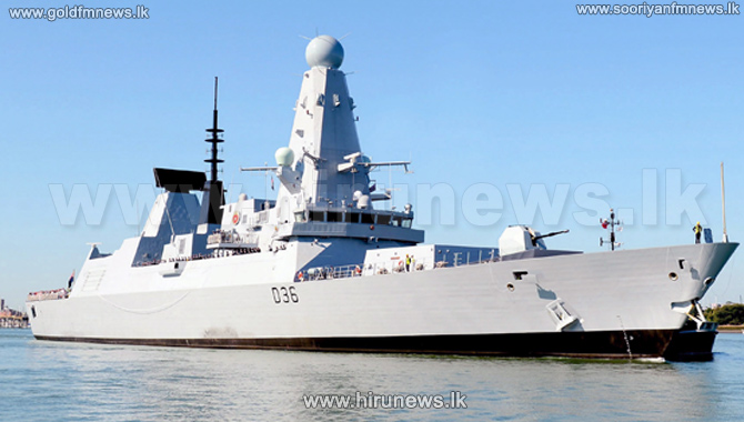 British war ship arrives in Sri Lanka - Gold FM News - Srilanka's ...
