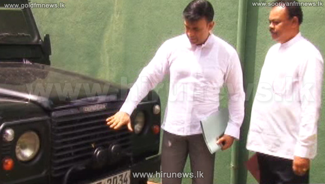 Document proves Ranjan's controversial vehicle was registered - Hiru ...