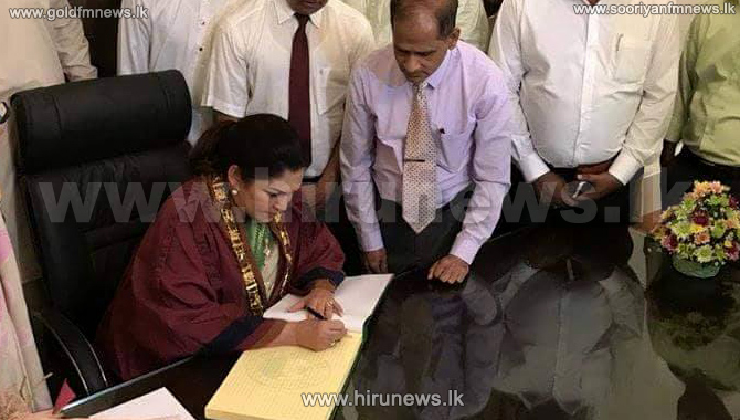 Rosy Senanayake assumes duties - Hiru News - Srilanka's Number One News ...