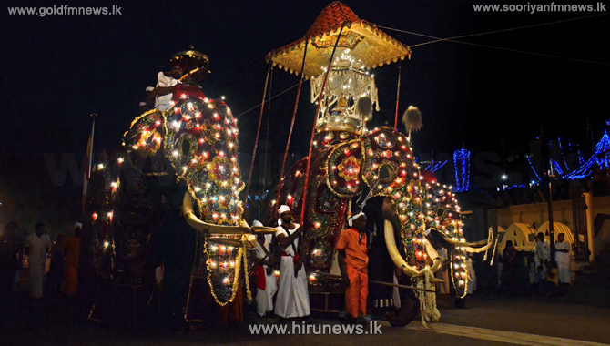 SANDESHAYA OF THE ESALA PERAHERA IN THE EVENING - Gold FM News ...