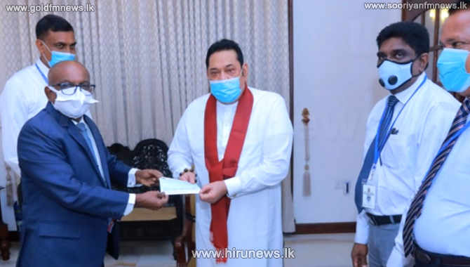 Commissioner General of Inland Revenue and staff donate Rs. 3 million ...