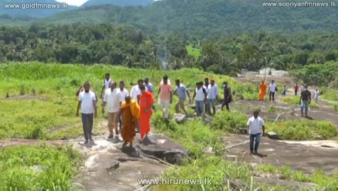 Dewanagala sacred area that is being converted into a human settlement ...