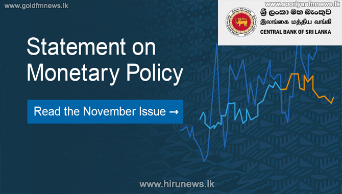 Monetary Policy Review: November 2020 - CBSL continues its ...