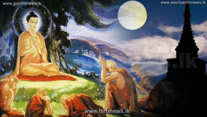 Today is Esala full moon poya day - a significant day for the Buddha ...