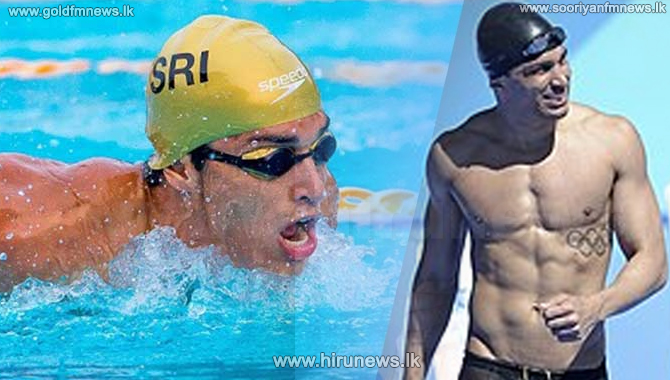 Mathew Abeysinghe placed 8th in the 100m freestyle qualifying round ...
