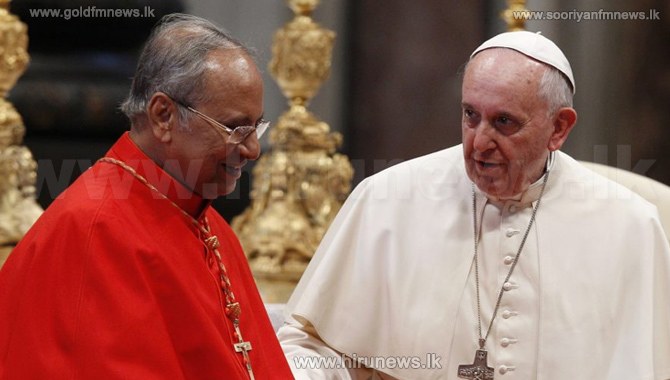 Archbishop of colombo cardinal meets Pope Francis - Hiru News ...