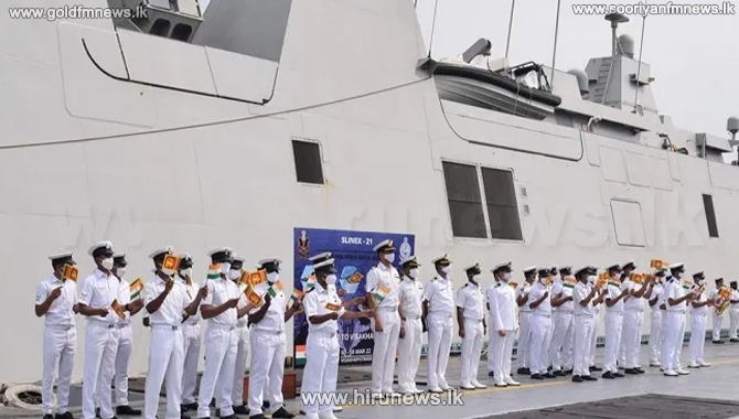 Sri Lanka-India Naval exercise concludes on successful note - Gold FM ...