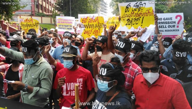 Severe traffic congestion - JVP protest in Colombo - Hiru News ...