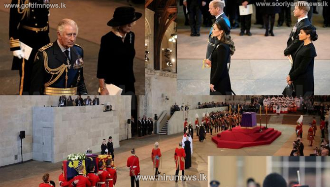 Queen Elizabeth II’s coffin at Parliament to lie in state - Hiru News ...