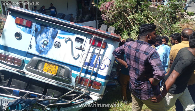 Badulla: Another bus accident - 15 injured - Hiru News - Srilanka's ...