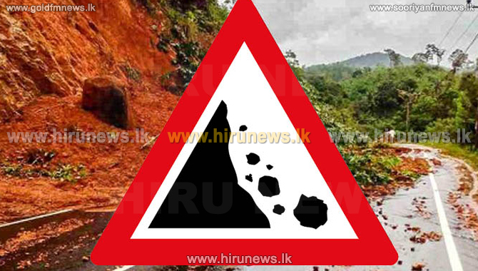 Landslide warning red notice for Pasbage Korale DS division in Kandy ...