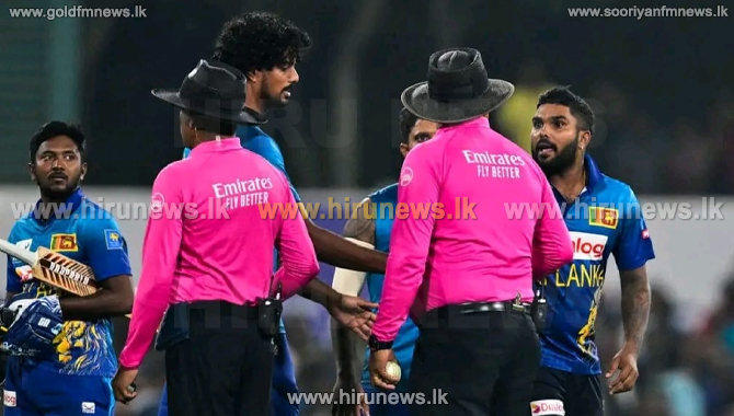 Much better if he did another job' - Hasaranga criticizes umpire for ...