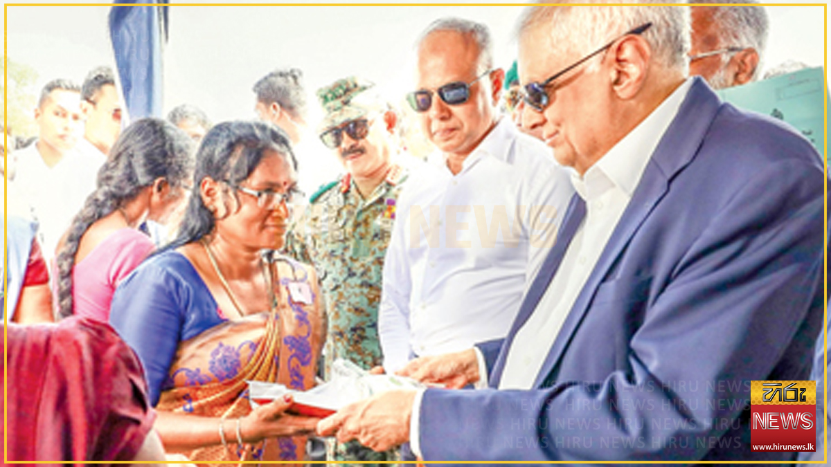 National mobile initiative: Urumaya freehold land deed distribution ...