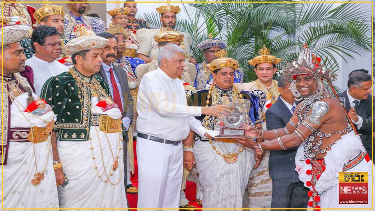 Successful conclusion of Esala Perahera - scroll handed over to the ...