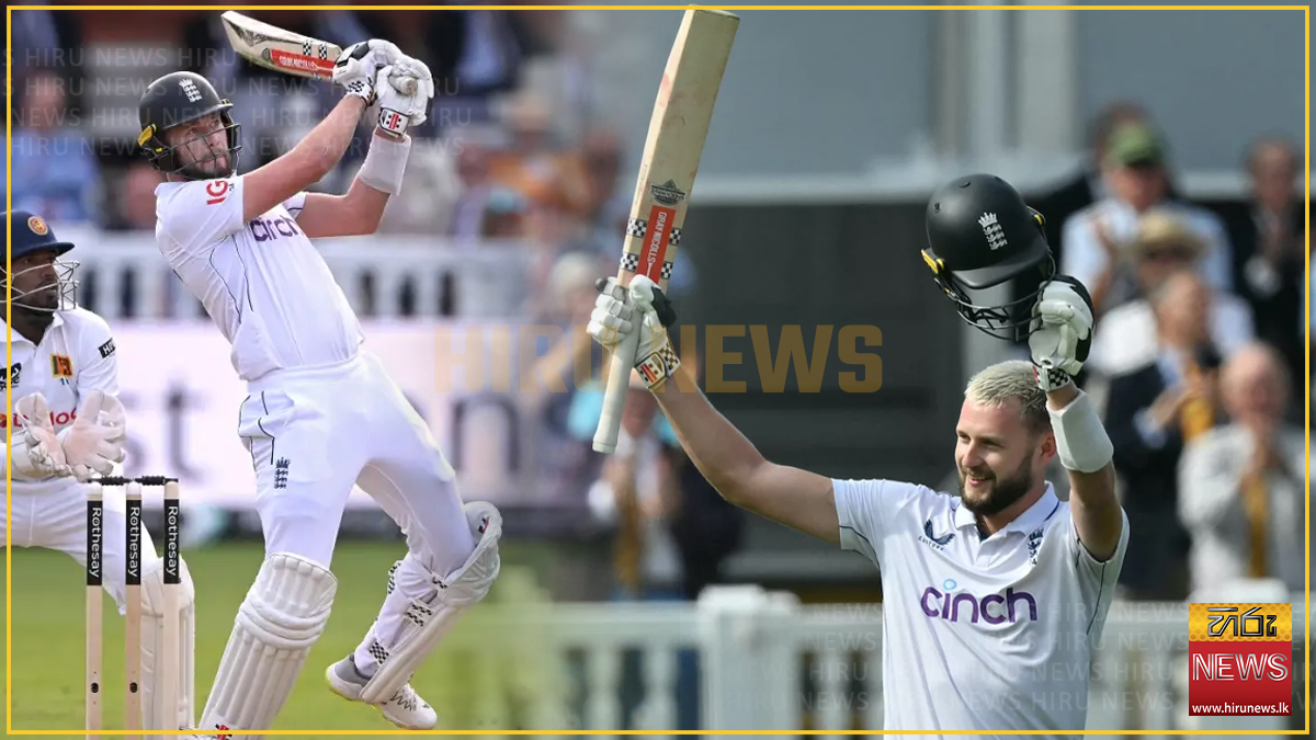 Gus Atkinson makes history at Lord’s - Hiru News - Srilanka's Number ...