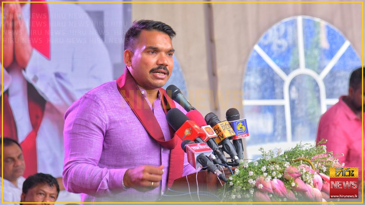 Namal Rajapaksa pledges to establish economic and social freedom - Gold ...