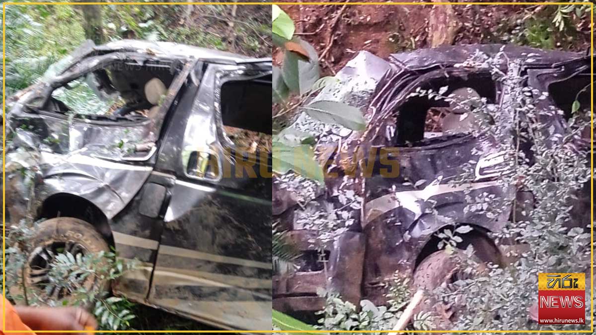 One dead, seven injured as van plunges into ravine in Laggala - Hiru ...