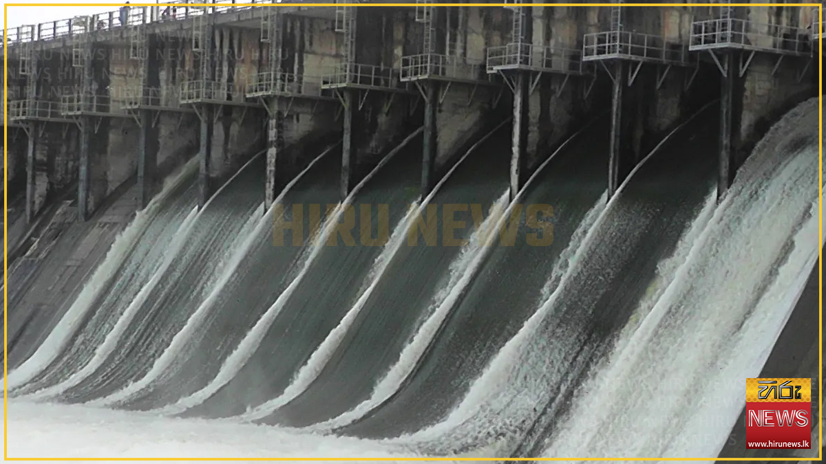 Spill gates of Rajanganaya Reservoir opened amid heavy rains - Hiru ...