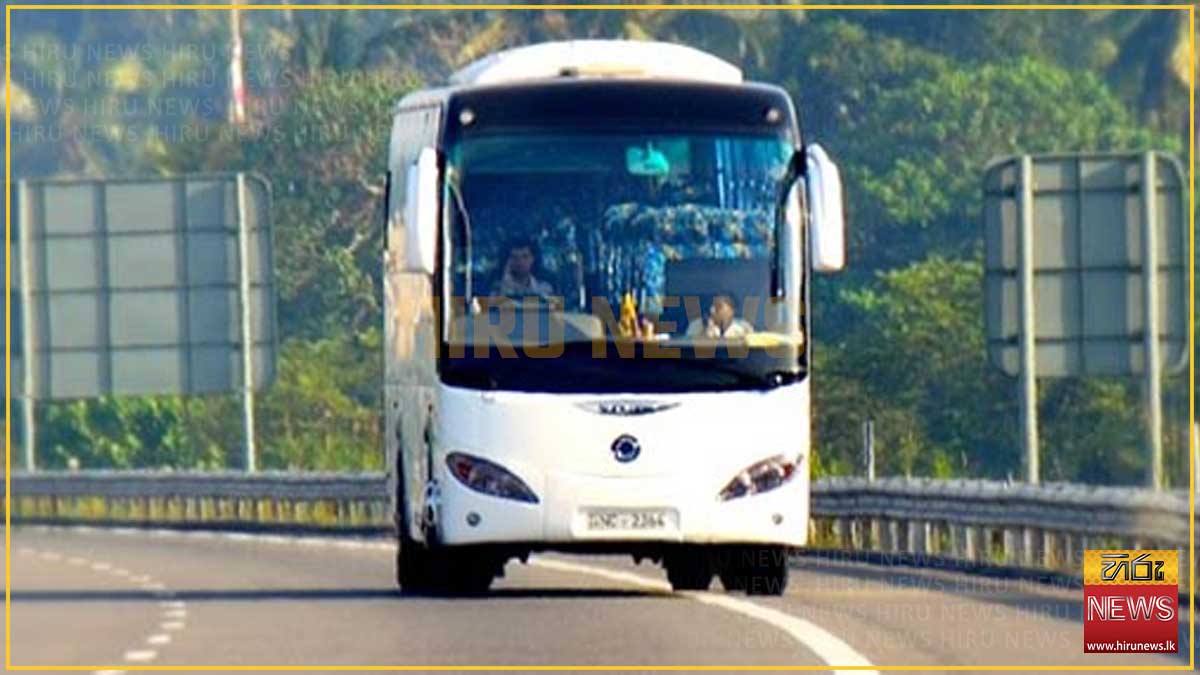 Luxury bus service launched between Katunayake Airport and Makumbura ...