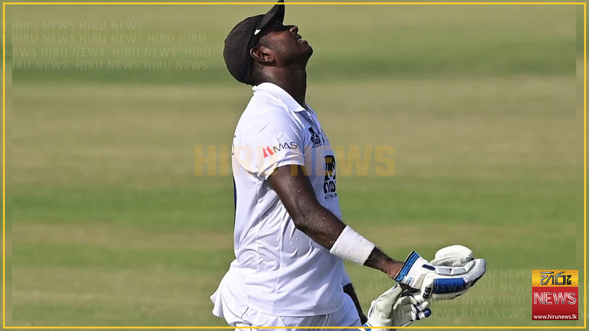 ANGELO MATHEWS RETIRES FROM TEST CRICKET - Hiru News - Srilanka's ...