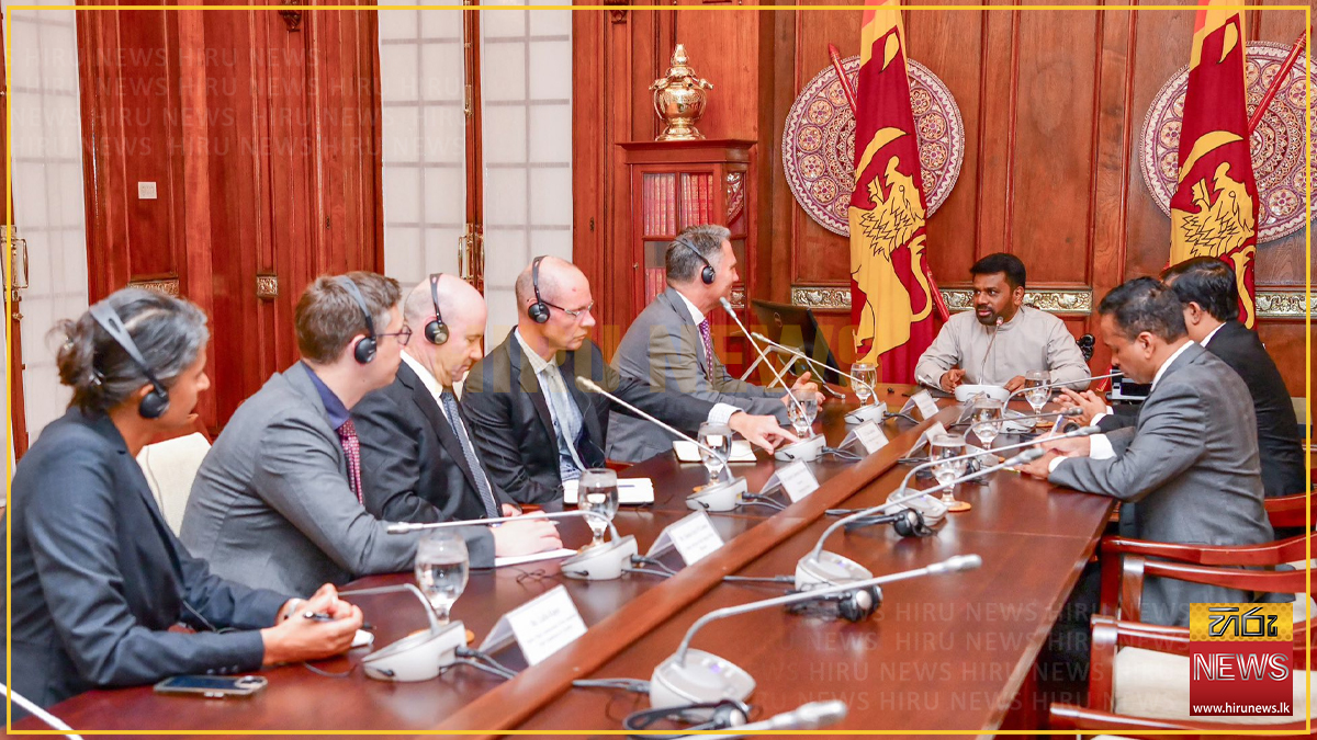 PRESIDENT DISSANAYAKE MEETS THE AUSTRALIAN DEPUTY PRIME MINISTER - Hiru News - Srilanka's Number ...