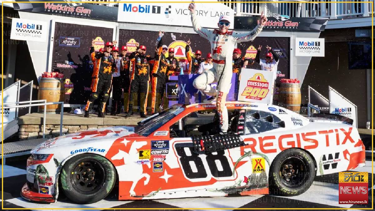 NASCAR DRIVER BREAKS COLLARBONE CELEBRATING WIN - Gold FM News ...