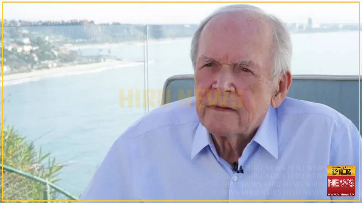 FRANK PRICE DIES AT 95 - Gold FM News - Srilanka's Number One News ...