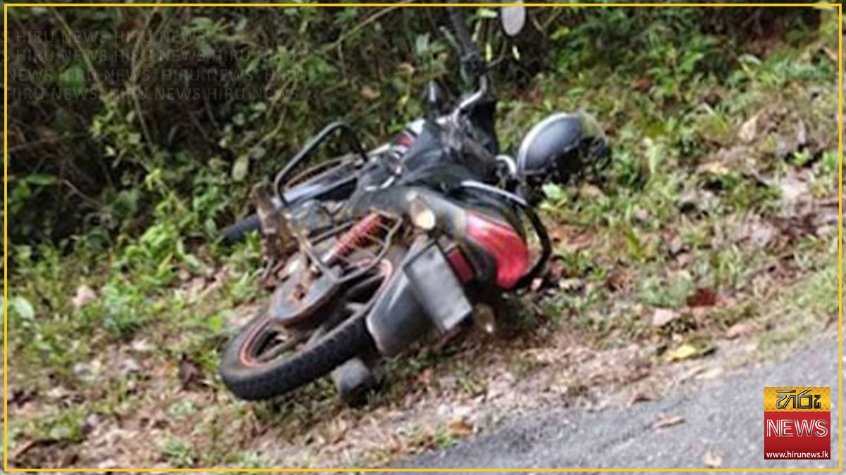 MAN DIES AFTER MOTORCYCLE HITS TELEPHONE POLE - Gold FM News - Srilanka's Number One News Portal ...
