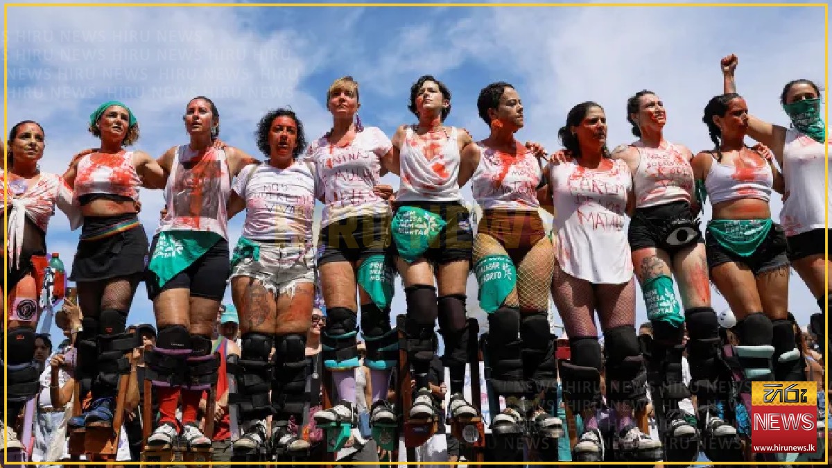 Huge crowds rally in Brazil against femicide - Gold FM News - Srilanka ...