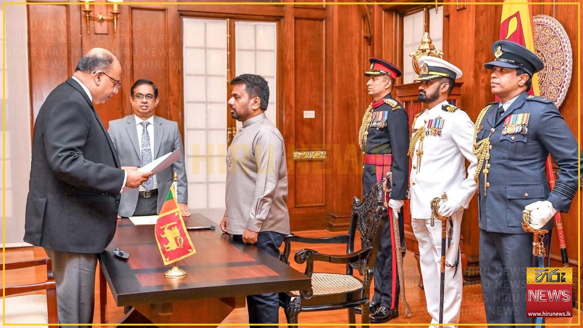 Justice Yasantha Kodagoda sworn in as Acting Chief Justice - Hiru News ...
