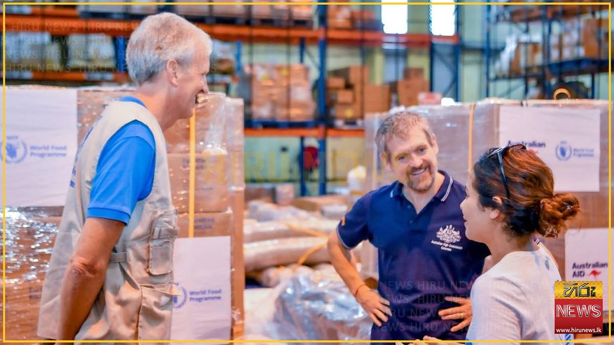 Food Aid from Australia and WFP arrives in Sri Lanka - Hiru News - Srilanka's Number One News ...