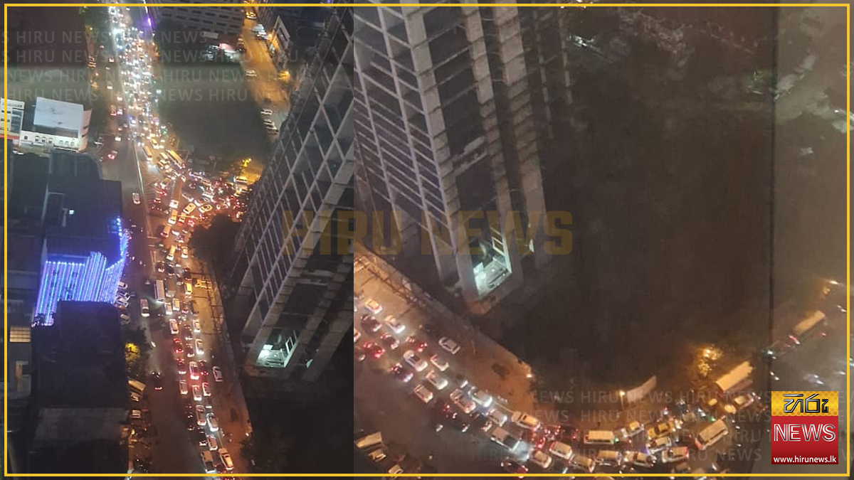 Heavy traffic around Colombo Fort and Galle Face - Gold FM News ...