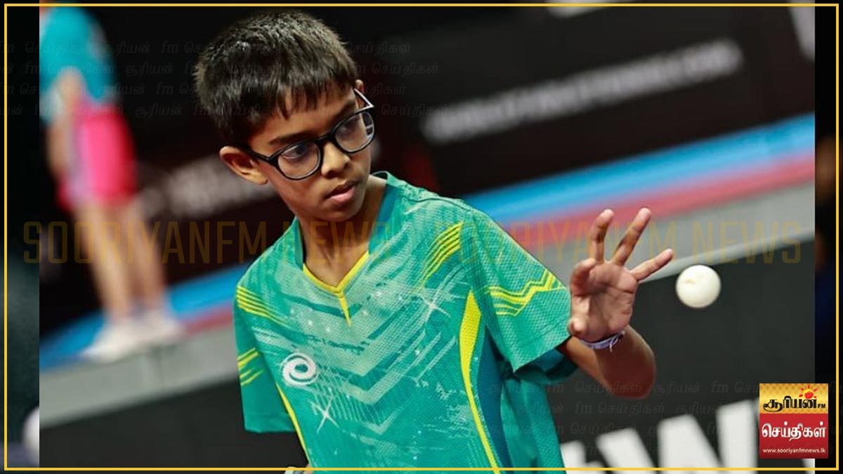 உலக மேசைப்பந்தாட்டத் தரவரிசையில் முதலிடம்: இலங்கைச் சிறுவன் தாவி சமரவீர ...