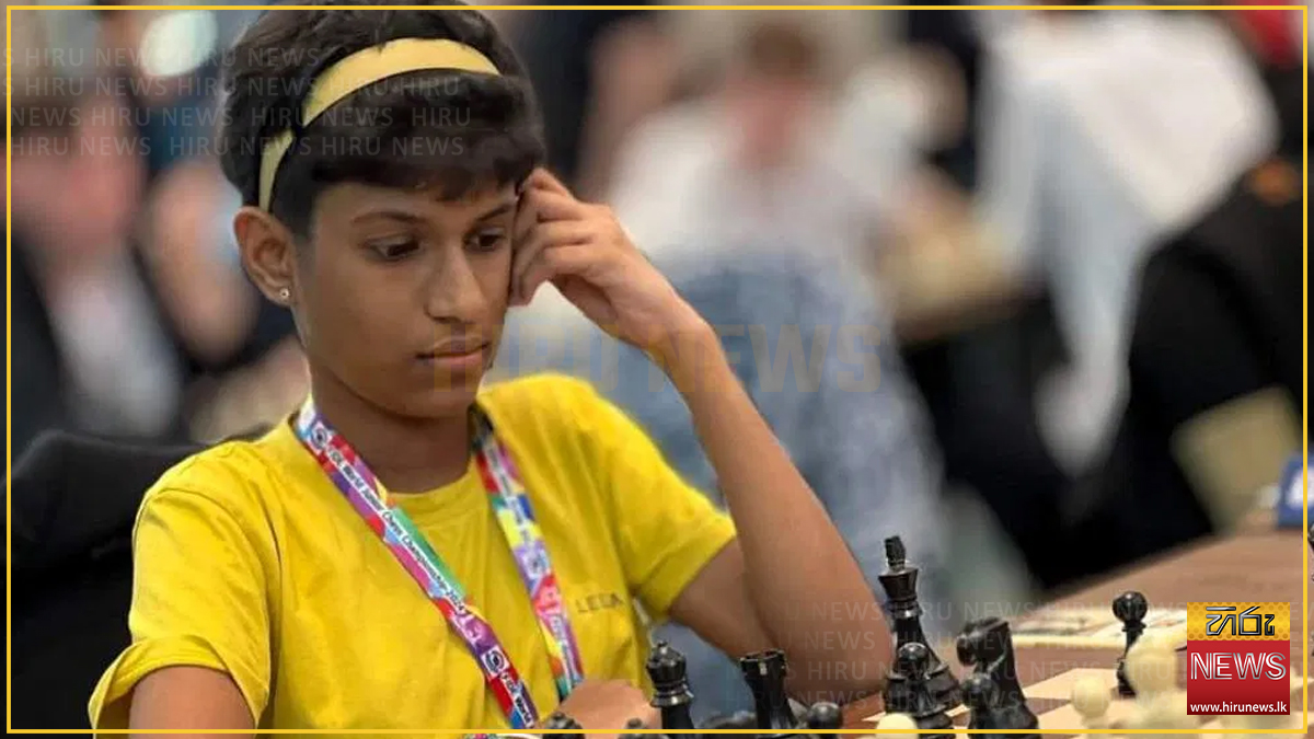 Oshini retains world No.1 in chess ranking - Gold FM News - Srilanka's ...