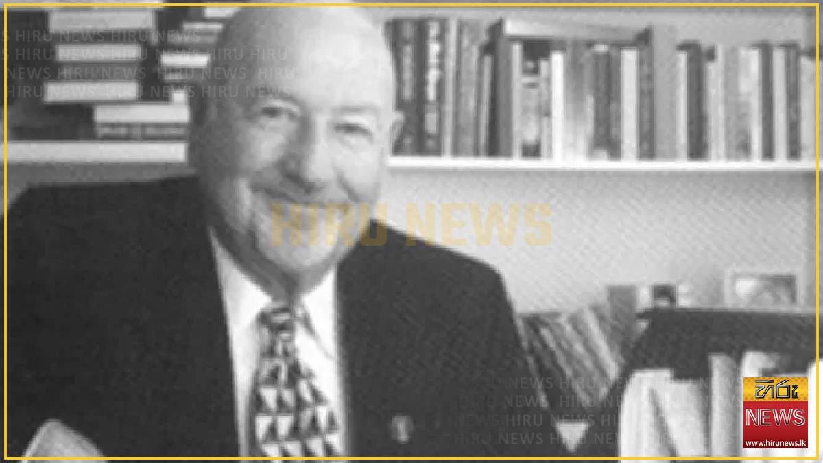 Donald C. Rogers dies - Hiru News - Srilanka's Number One News Portal ...