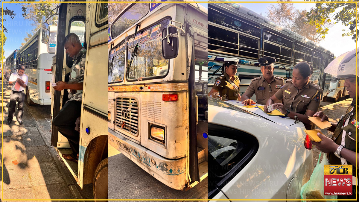 Galle authorities halt 36 unsafe buses - Gold FM News - Srilanka's ...