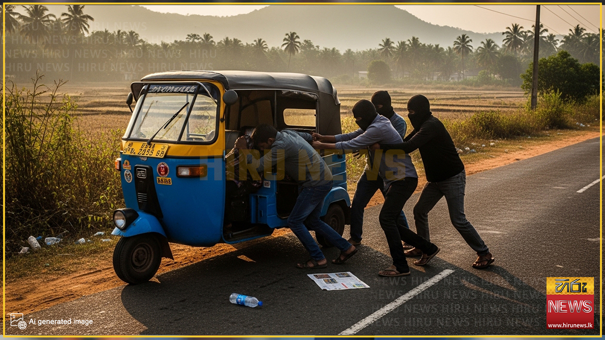 Three-wheeler driver robbed and murdered - Hiru News - Srilanka's ...