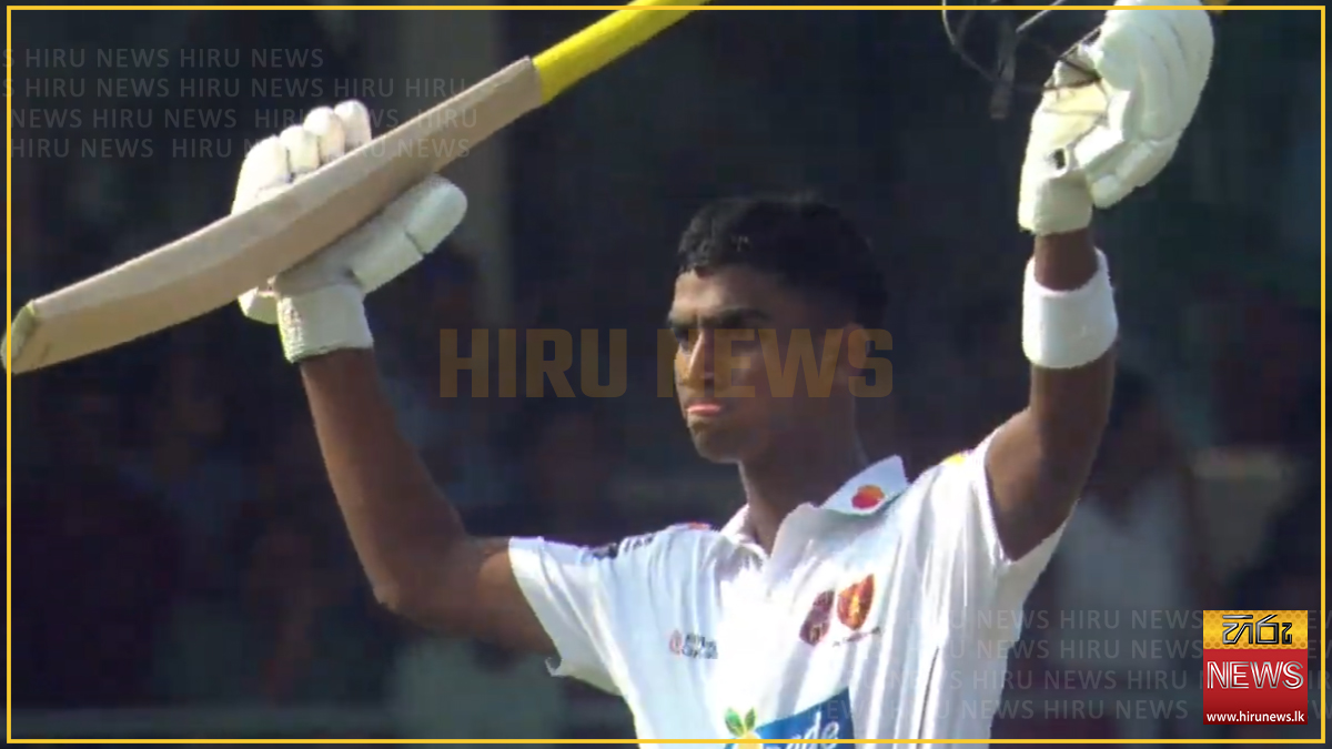 Nethula Edirimanne scores century for Ananda - Gold FM News - Srilanka ...