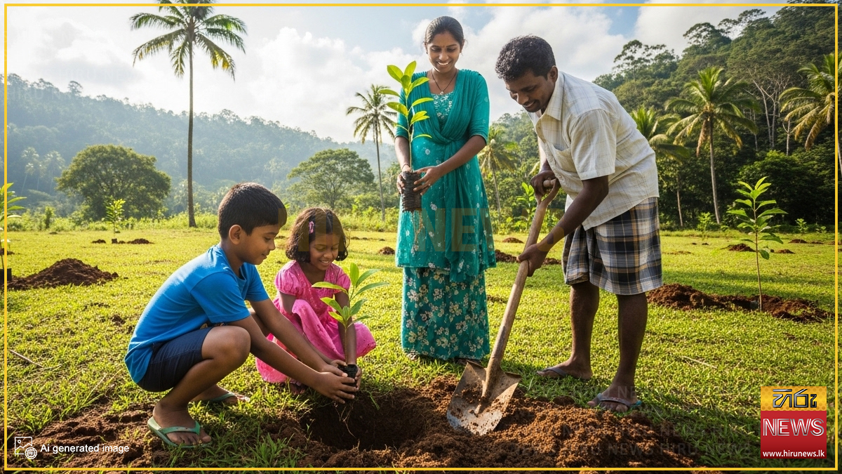 Auspicious time for planting saplings falls today - Hiru News ...