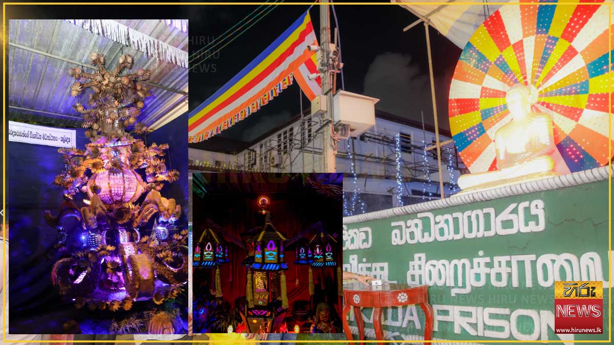 Prison inmates hold special Vesak zone - Gold FM News - Srilanka's ...