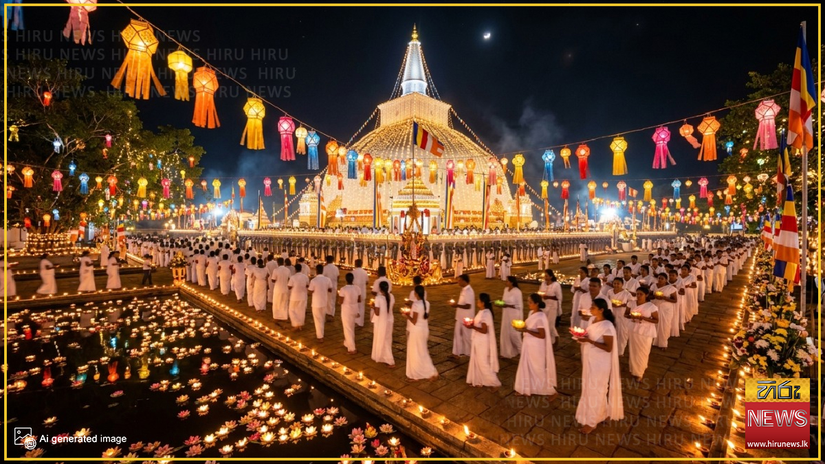 Vesak Full Moon Poya Day is Today - Hiru News - Srilanka's Number One ...
